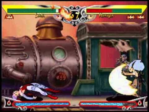 Darkstalkers Resurrection Lilith vs Morrigan