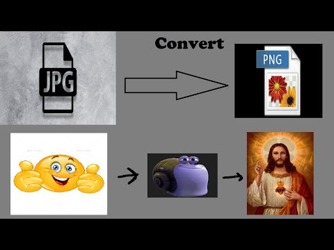 How to Convert a .JPG file to a .PNG file on Windows 10, Windows 11 and Mac.