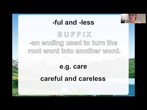 Suffixes with Miss Thomas (-ful and -less)
