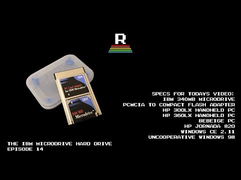 The IBM Microdrive. At one time, the worlds smallest hard drive