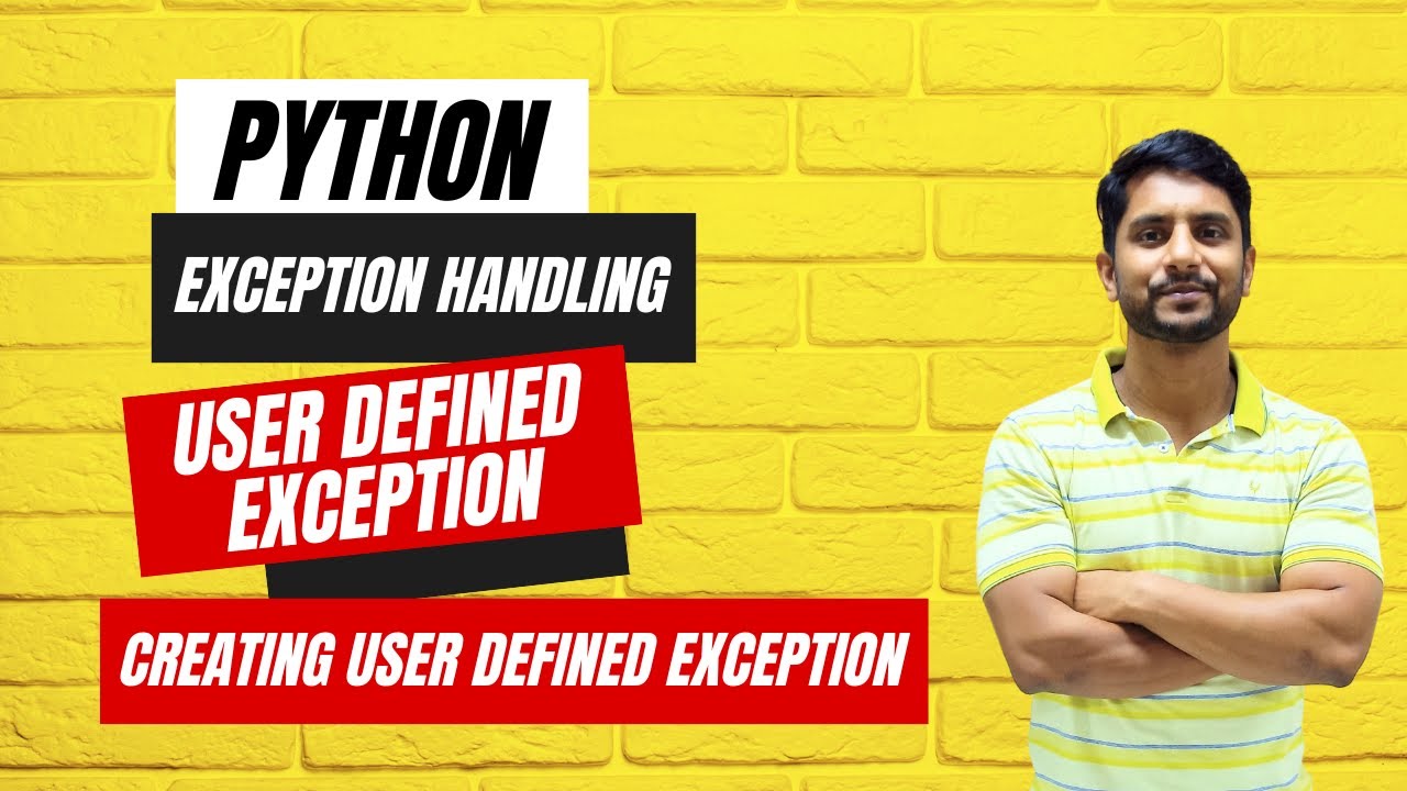 User Defined Exception in Python | Explanation | Program | In Hindi