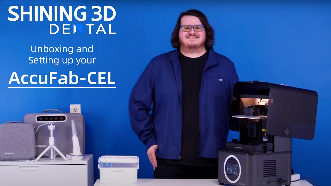 AccuFab-CEL Unboxing, Setup, and AccuWare Connection