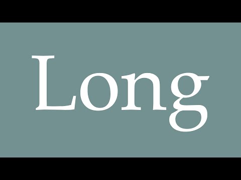 How to pronounce ''Long'' correctly in French