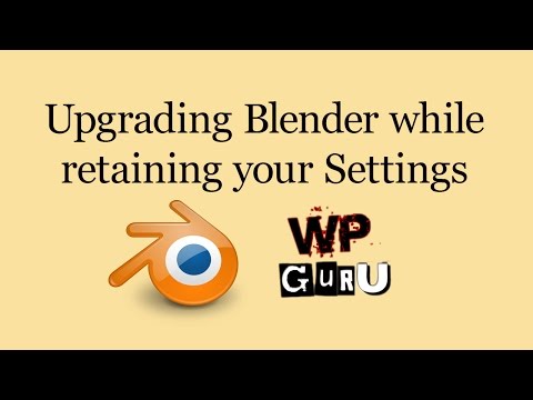 How to upgrade Blender while retaining your settings – JAY VERSLUIS