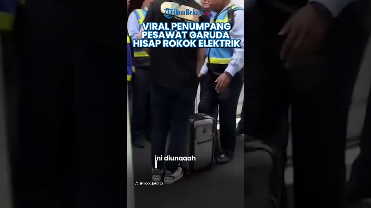 Viral Penumpang Pesawat Garuda Hisap Rokok Elektrik dalam Penerbangan ...