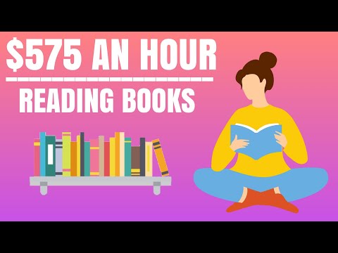 Get Paid $575 Per Hour Reading Books | Make Money Online | Earn PayPal Money