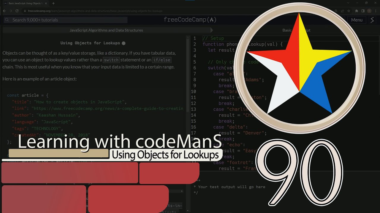 JavaScript Basic 90: Using Objects for Lookups | FreeCodeCamp