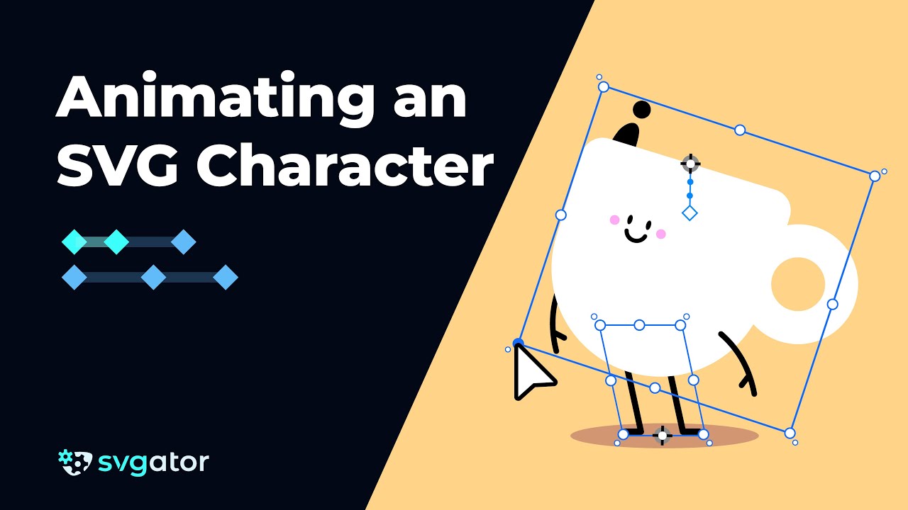 How to Animate an SVG Character with Rotation, Skew, and Easing | SVGator