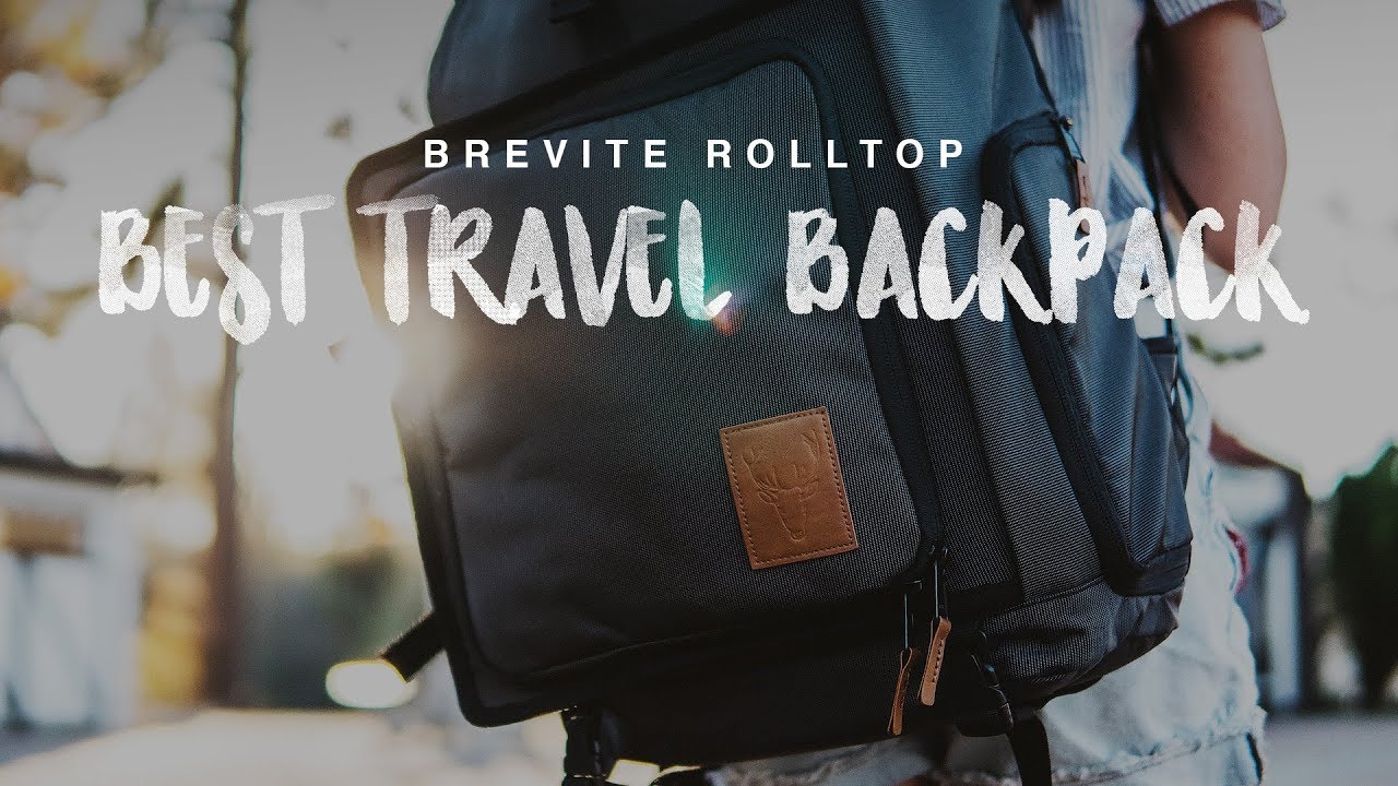 Brevite Rolltop Review...BEST CAMERA BACKPACK FOR TRAVEL!!