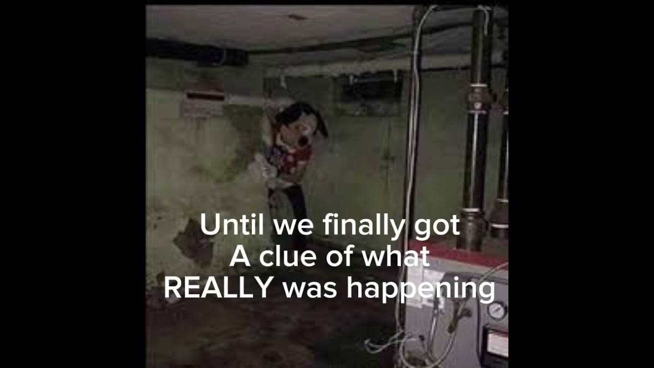 Disturbing basement Minnie Mouse photo finally figured out?!😱