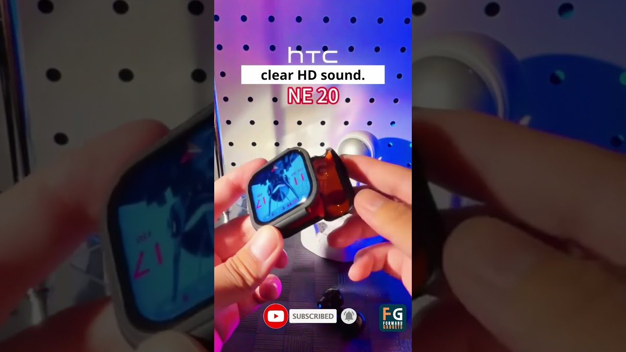 HTC NE20 AI Translator Earbuds | Smart Wireless Earphones with Touch Screen #aitranslator #earbuds