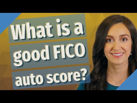 What is a good FICO auto score?