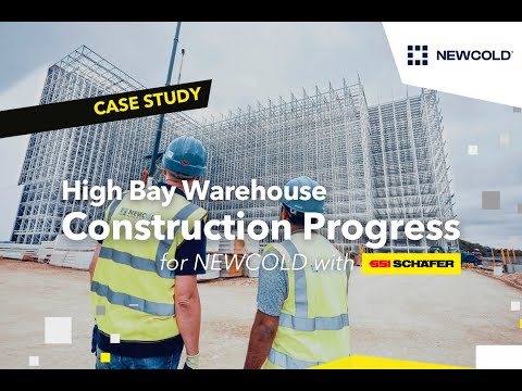 Timelapse of NEWCOLD High Bay Warehouse Construction in Tacoma, WA