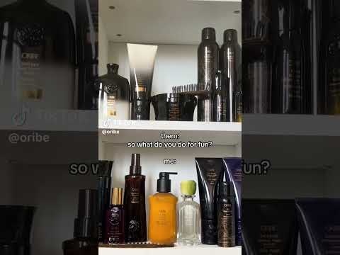 stare at my Oribe collection of course! 🖤