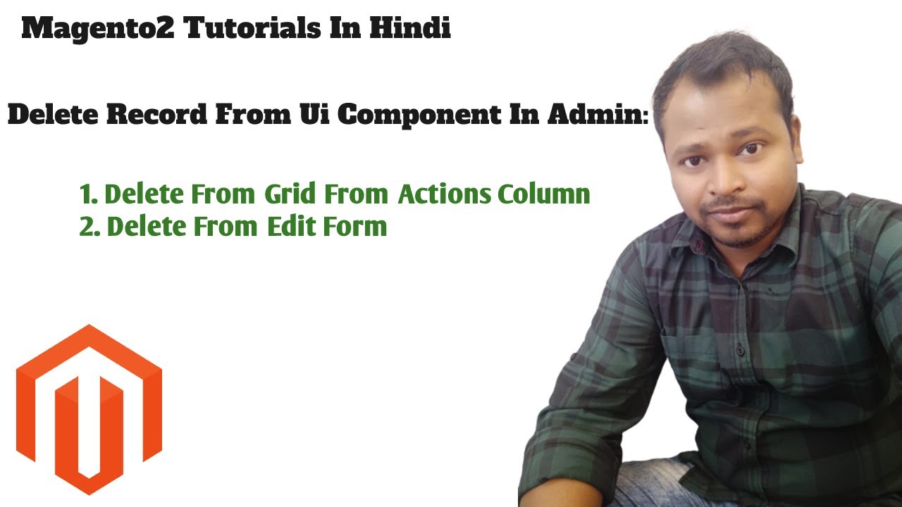 Delete Row From Grid in Magento2 Admin Custom Module | Step By Step Delete Record From Admin Grid