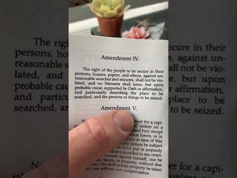 The 4th amendment of the constitution of the United States