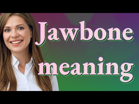Jawbone | meaning of Jawbone
