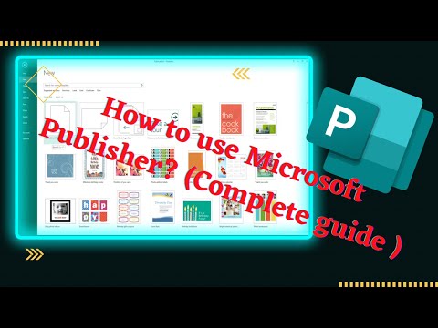 How to use Microsoft Publisher? Completely beginner guide.