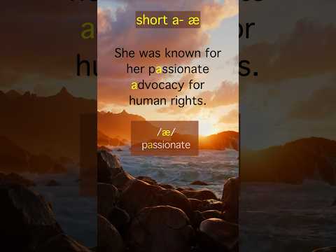 Short a sentence practice- ASMR relaxing- American English pronunciation
