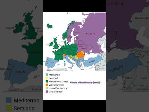 Climate Zones of Europe