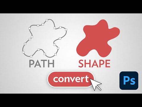 Convert Path Into Shape (SOLVED!) | Photoshop