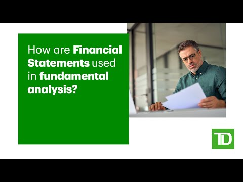 How are financial statements used in fundamental analysis?