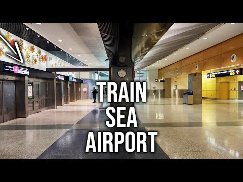 Train at SEA Airport The Quick and Easy Link Between Terminals, Seattle, USA