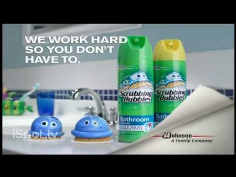 scrubbing bubbles SC Johnson evolution 1984-2025