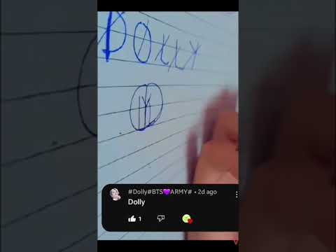 Requested name Dolly ✨️ comnt Yr name for plutobcy ❤️ 💖
