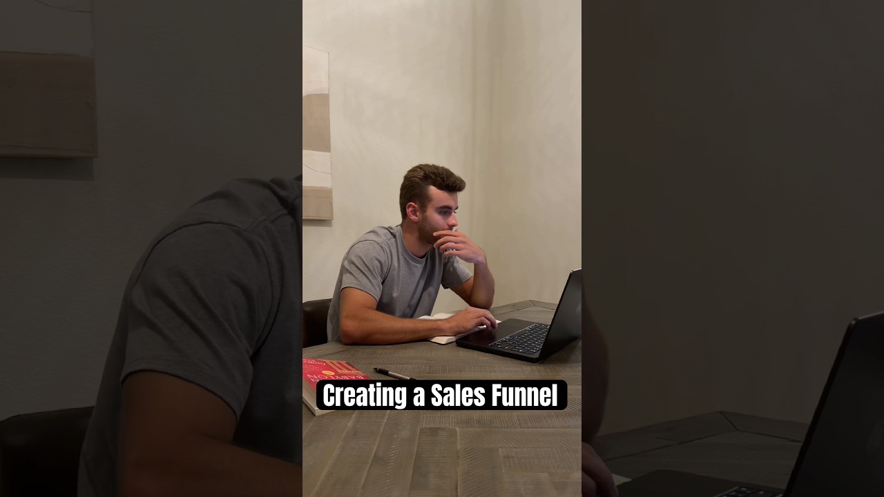 Today I started on my Sales Funnel for my agency I’m starting from scratch #entrapreneur #ai