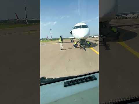 FINAL STAGE OF AIRCRAFT PUSHBACK