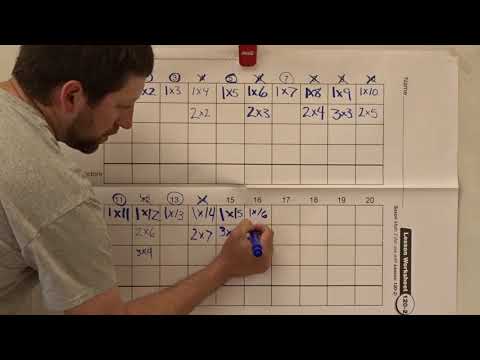 Prime Numbers Less Than 20