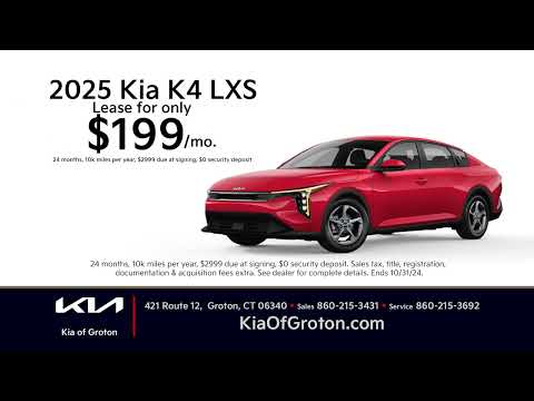 Kia of Groton - October 2024 Deals - K4