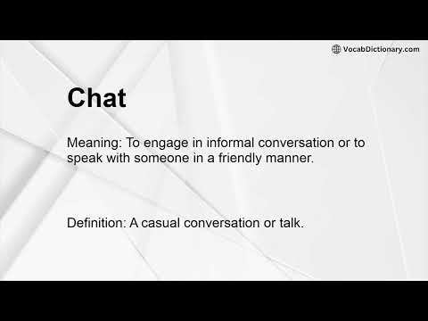 Chat Meaning