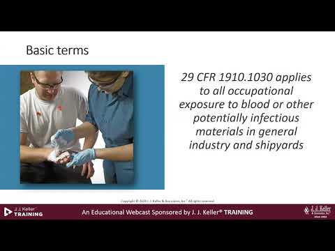 Webinar: Bloodborne Pathogens Terminology: Exposing the Regulation One Term at a Time