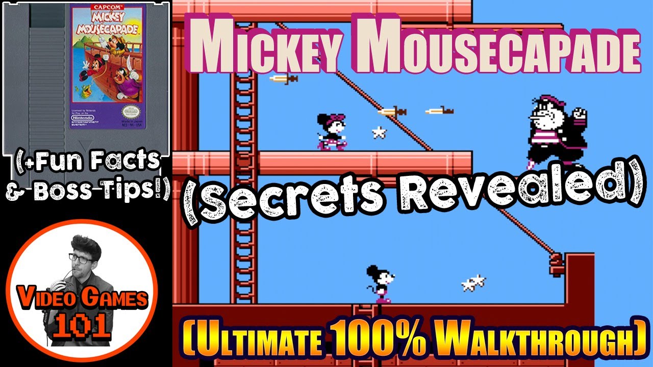 Mickey Mousecapade Walkthrough | 100% Guide | Video Games 101