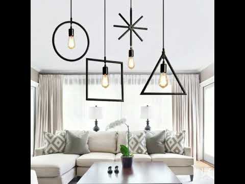 Nordic retro wrought iron creative chandelier loft bar table