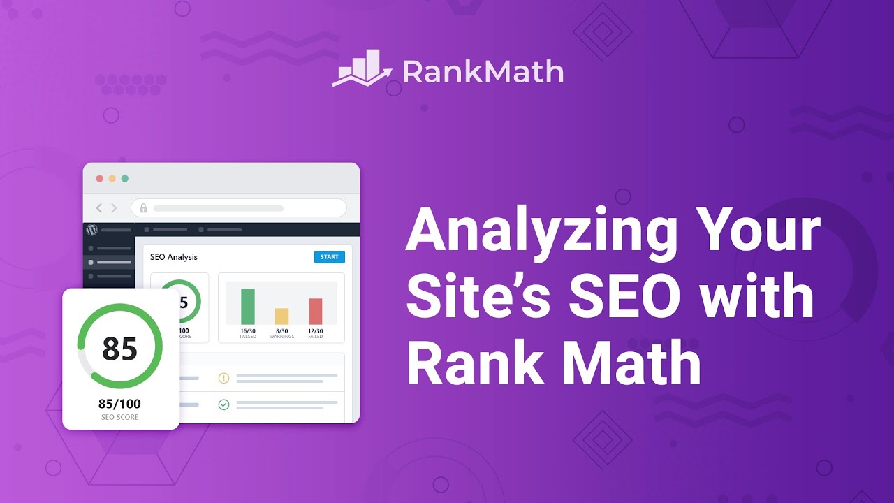 Analyzing Your Site's SEO with Rank Math's SEO Analysis Tool
