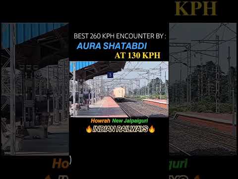 BEST 260 KPH ENCOUNTER BY HWH JALPAIGURI SHATABDI ππ₯π₯| ALP STATUS | WAP-7 STATUS|INDIAN RAILWAYS|