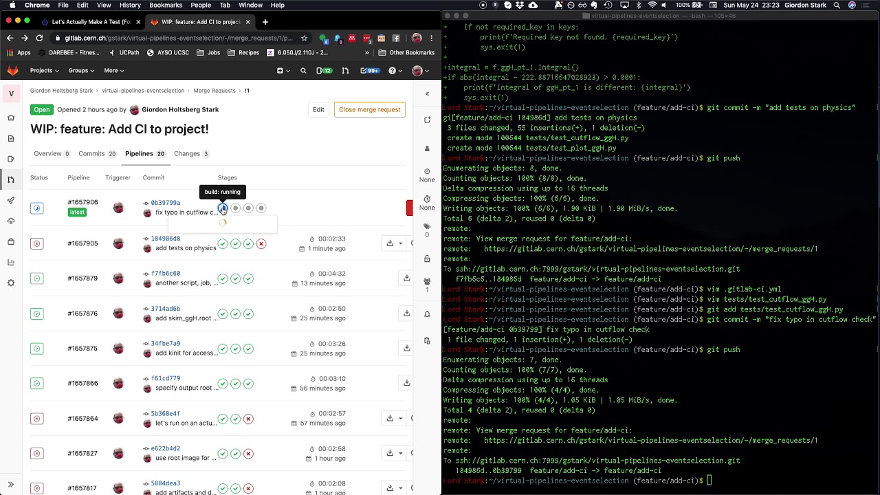 [GitLab CI/CD Tutorial] 14: Lets Actually Make a Test For Real