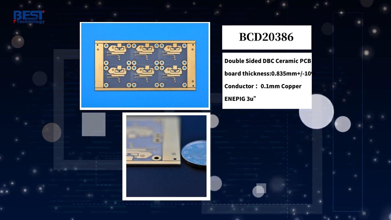 Double Sided DBC Ceramic PCB