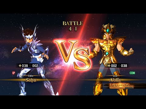 Seiya (Odin Robe) vs Aiolia (Leo Gold Cloth) - Saint Seiya: Soldiers' Soul