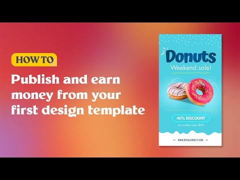 How to Publish and Earn Money From Your First Design Template on PosterMyWall