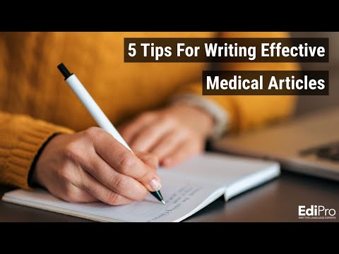 How to Write Effective Medical Articles