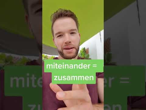 "miteinander" vs. "einander"? 🤔Was ist der Unterschied? Besser Deutsch sprechen und Wortschatz!