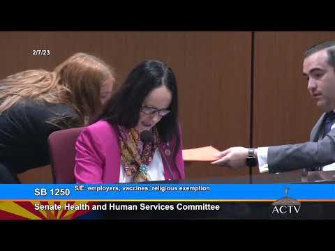 Senator Shamp: "I am a nurse who lost her job because of vaccine mandates."
