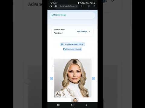 How to compress passport photo to 100KB? | FREE Image Compressor | Resizeimage.IO