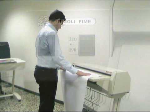 Masina pliat documente format A0 RIG750