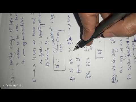 understand and calculation BS and BF of kraft paper (corrugation)#corrugatedboxes #corrugatedm