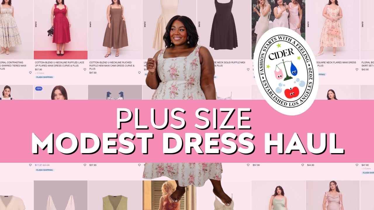 Actually CUTE Modest Plus Size Dresses??